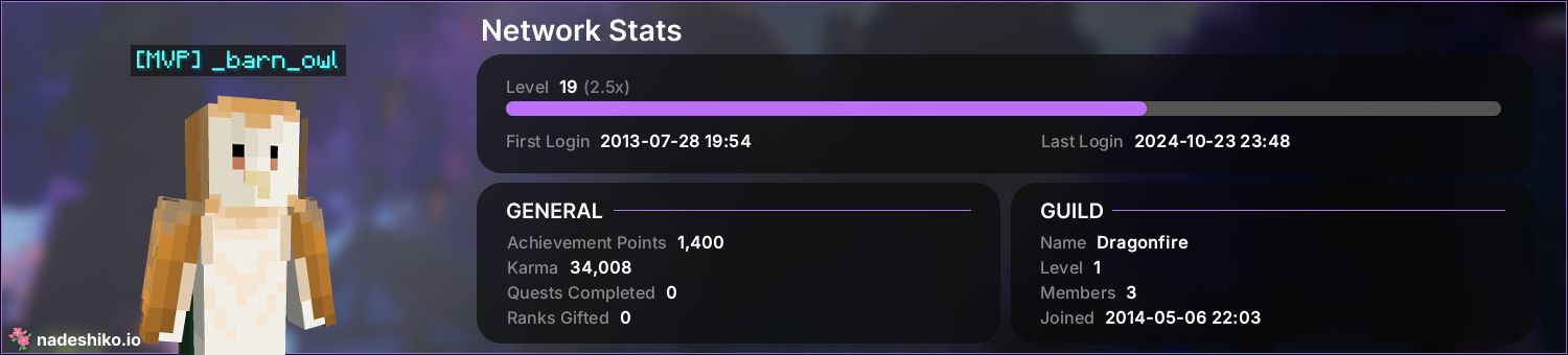 [MVP] _barn_owl | nadeshiko.io